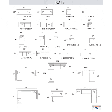 Kate Sofa Vermont Furniture | Modern Design Contemporary Furniture