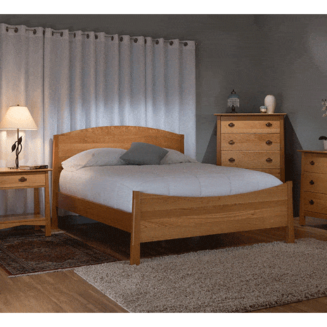 Heritage Arched Panel Bed Vermont Furniture | Modern Design ...