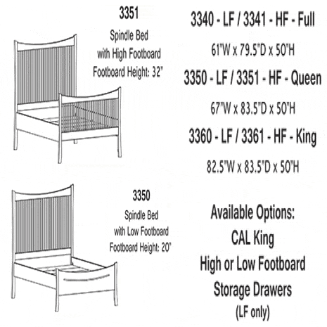 Highgate Spindle Bed Vermont Furniture | Modern Design Contemporary ...