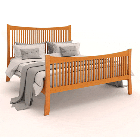 Armstrong Spindle Bed Vermont Furniture | Modern Design Contemporary ...