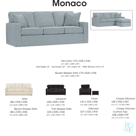 Monaco Sofa Vermont Furniture | Modern Design Contemporary Furniture