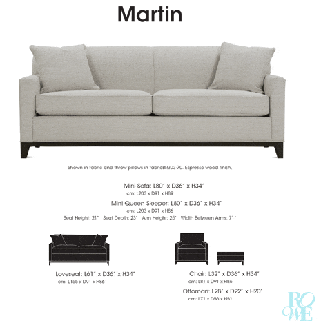 Martin Sofa Vermont Furniture | Modern Design Contemporary Furniture