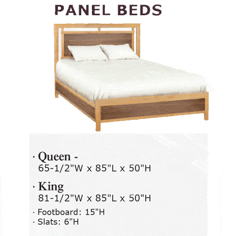 Duet Addison Panel Bed Vermont Furniture | Modern Design Contemporary ...