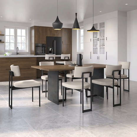 Zoel Dining Table Vermont Furniture | Modern Design Contemporary Furniture