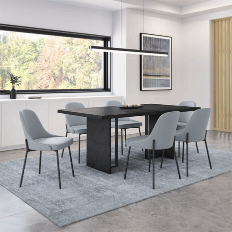 Zoel Dining Table Vermont Furniture | Modern Design Contemporary Furniture