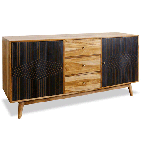 Geo Two Tone Sideboard Vermont Furniture | Modern Design Contemporary ...